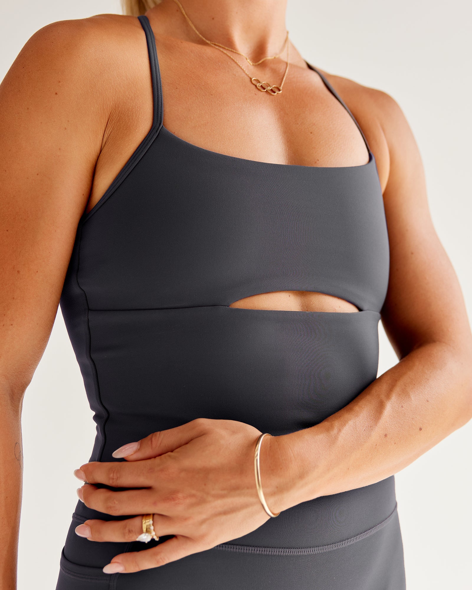 Bree Masters Form Shelf Bra Tank - Stormy | LSKD – LSKD US