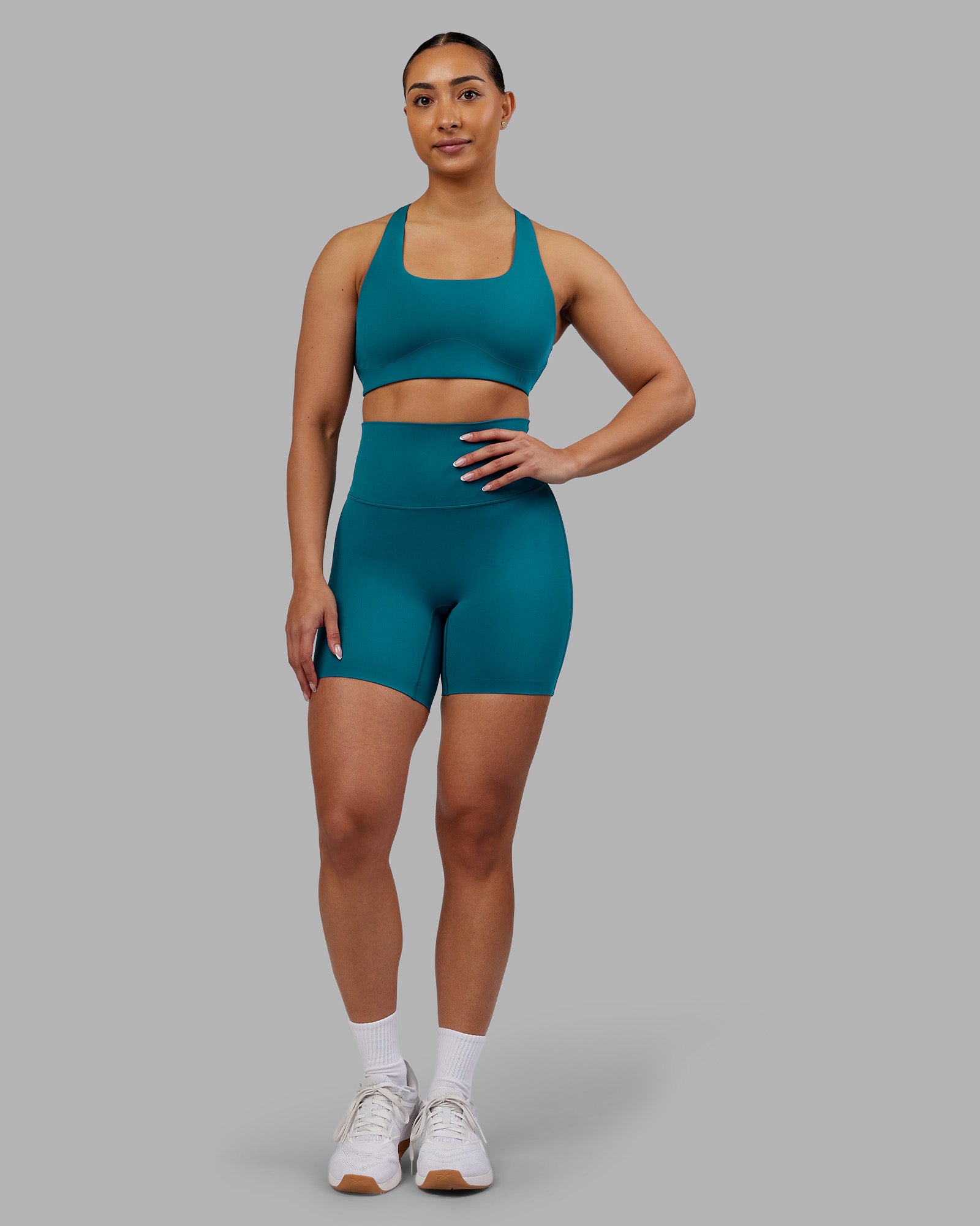 Elixir Ultra High-Rise 6" Short - Blue Coral | LSKD – LSKD US