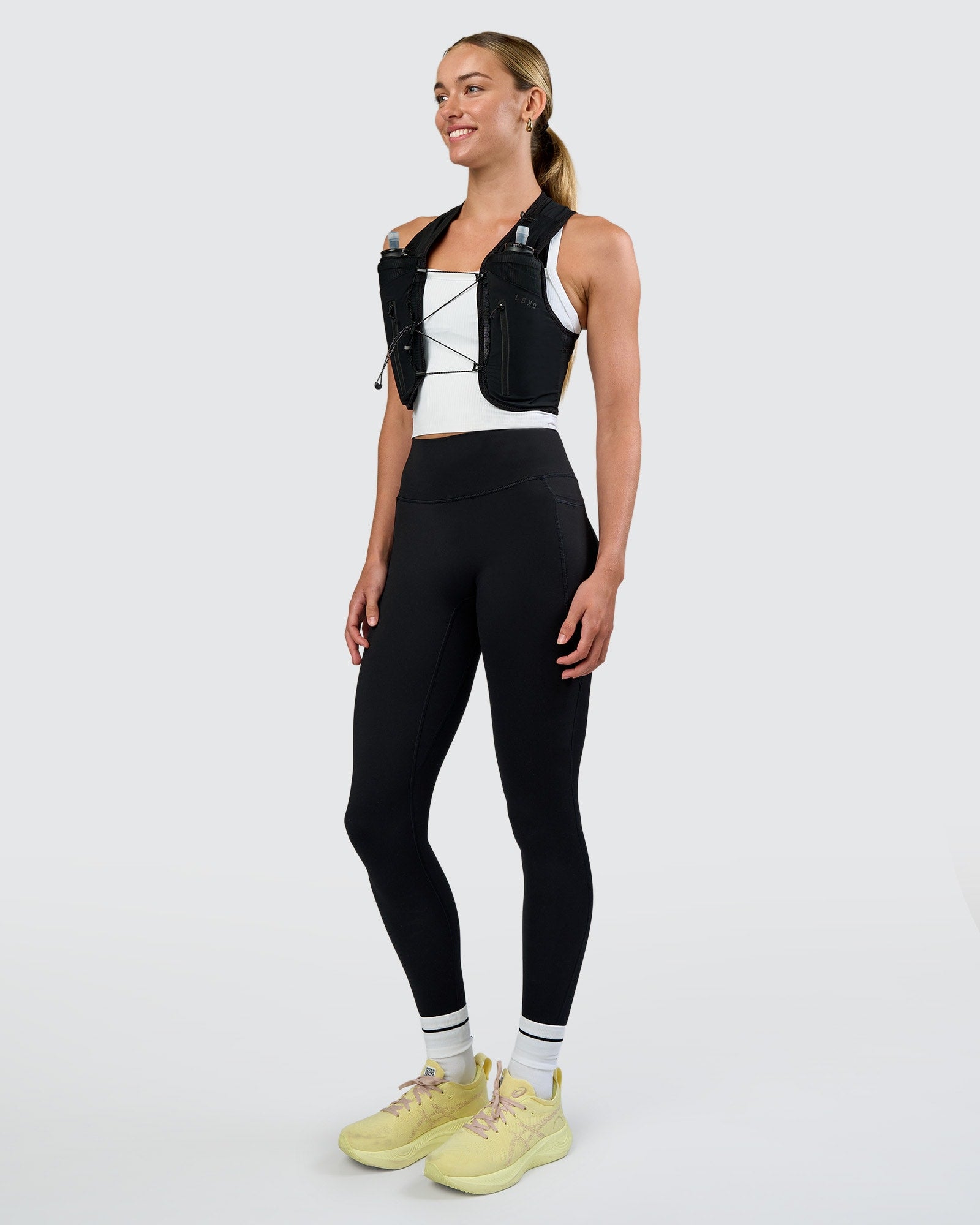 Pace Running Vest - Black-Reflective | LSKD – LSKD US
